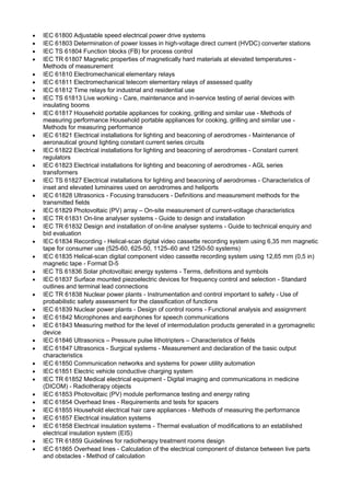 Iec standards | PDF