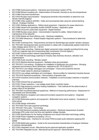 Iec standards | PDF
