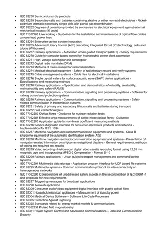 Iec standards | PDF