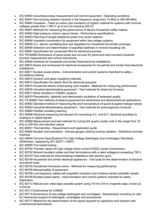 Iec standards | PDF