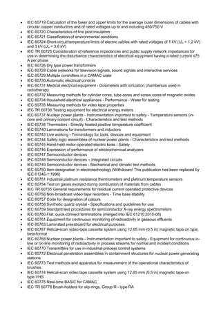 Iec standards | PDF