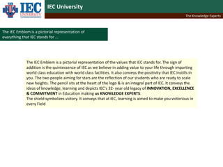 About IEC University | Baddi, Himachal Pradesh | PPTX