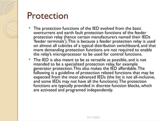Intelligent Electronic Devices for Engineering | PPTX