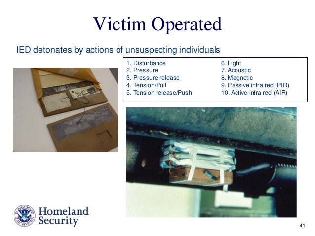 OFFSHC gets briefed on IEDs