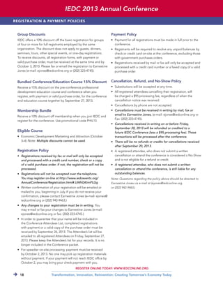 Iedc annual registration_brochure | PDF