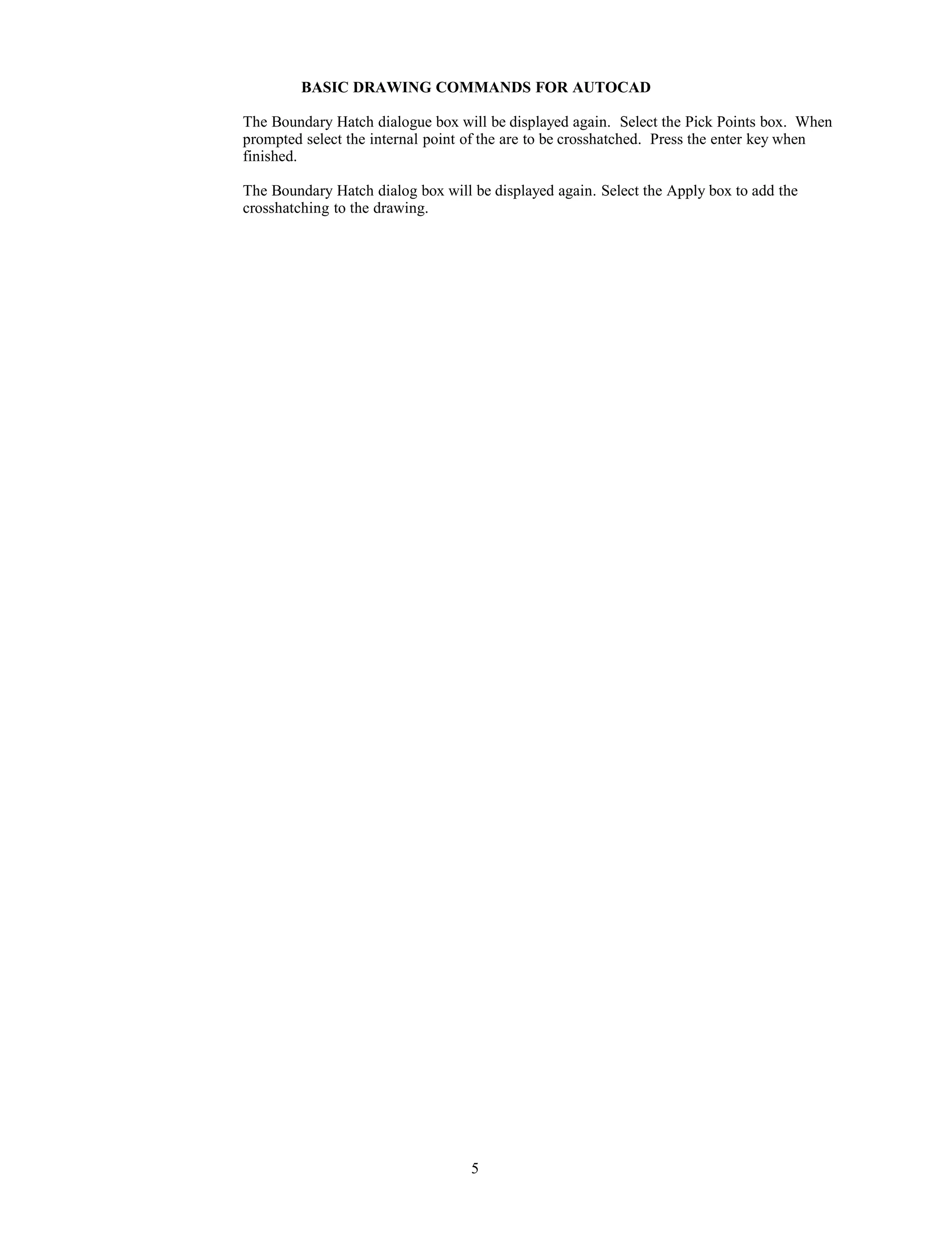 Iedd 4 basic drawing commands handout | DOC