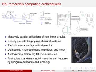 Deep Networks with Neuromorphic VLSI devices | PDF
