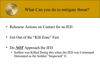 Ied overview | PPT | First Aid | Injuries