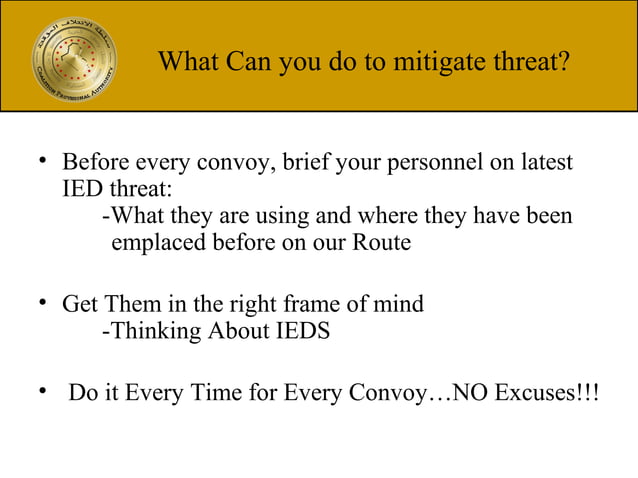 Ied overview | PPT | First Aid | Injuries