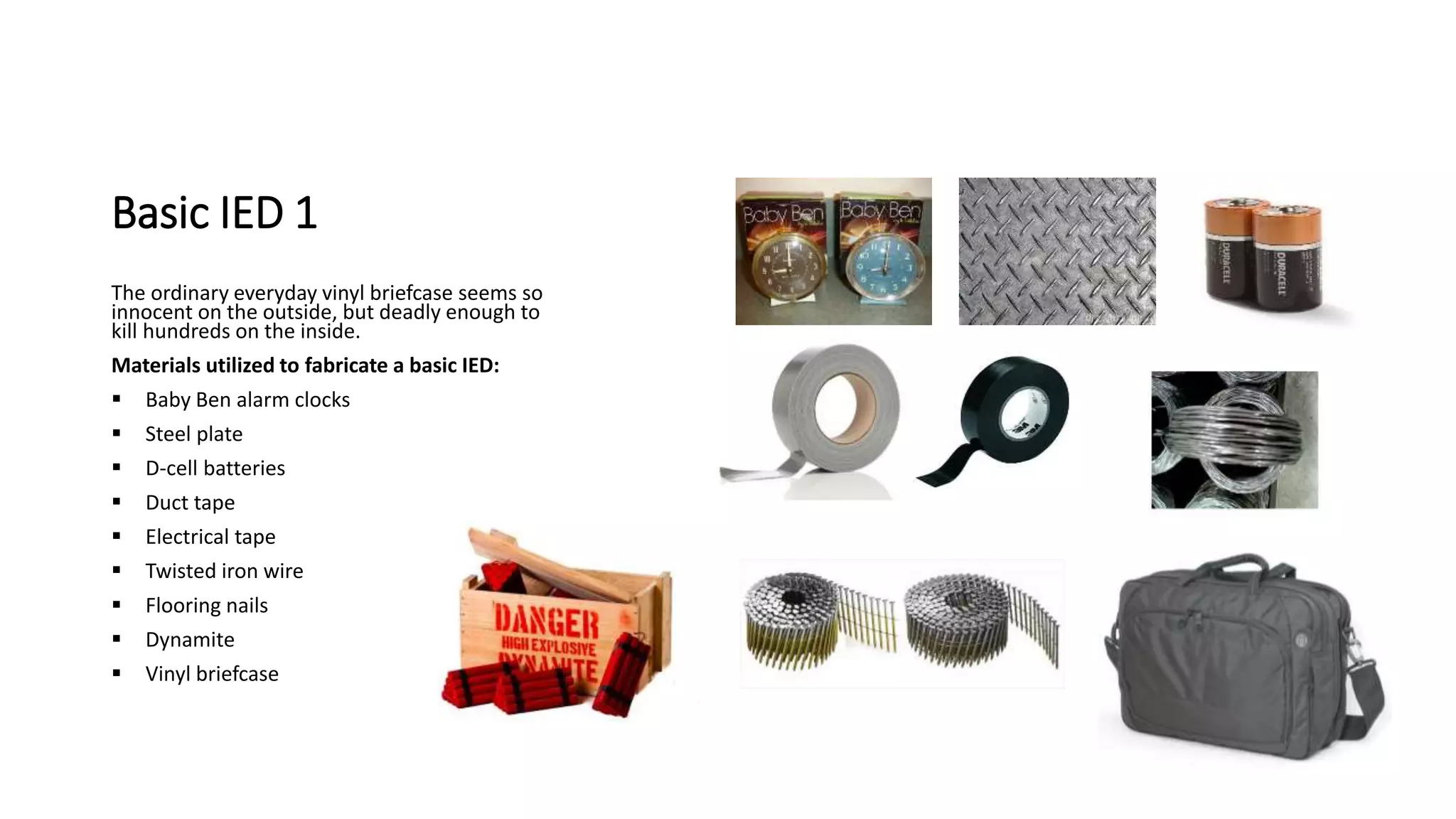 IEDs awareness | PPTX