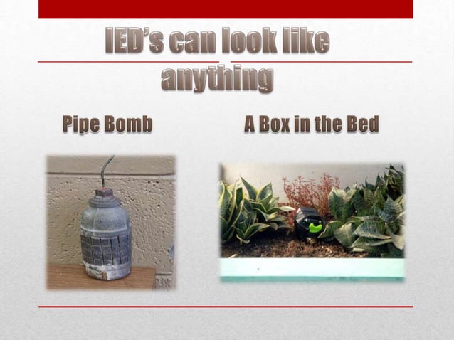 Ied’s(improvised explosive device)wcc | PPTX