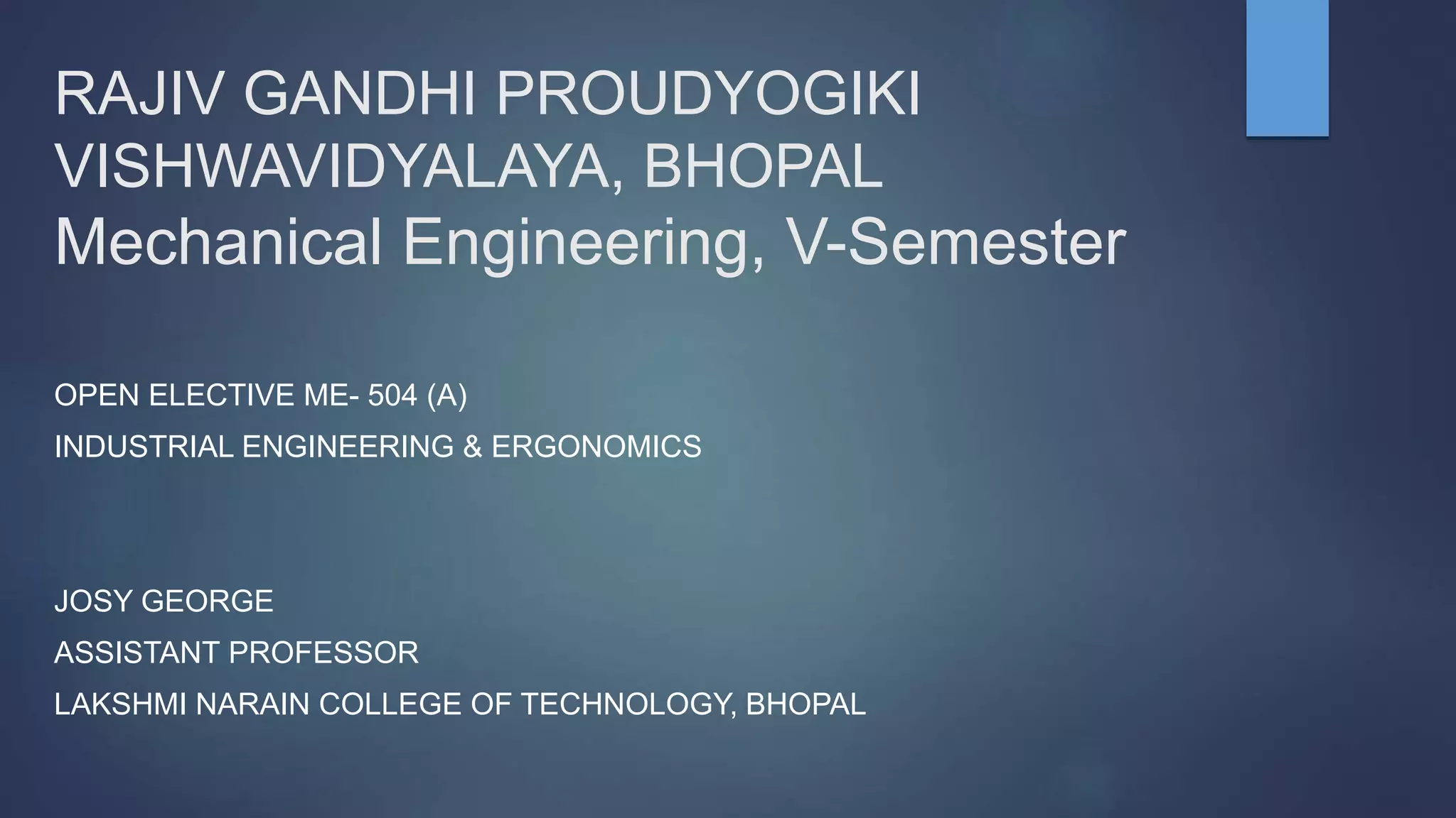 Industrial Engineering - Method Study | PPTX