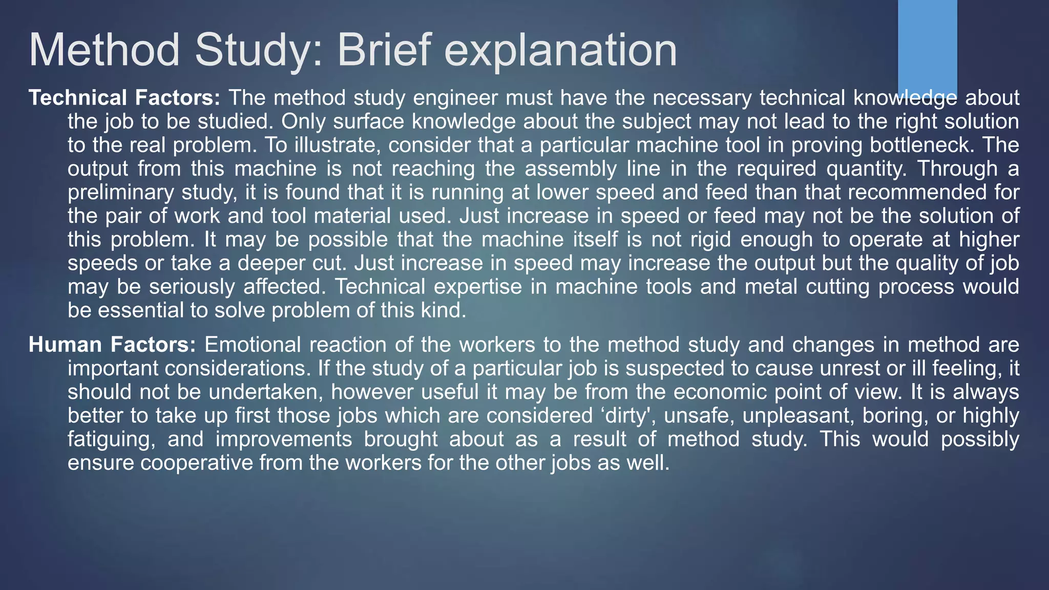Industrial Engineering - Method Study | PPTX
