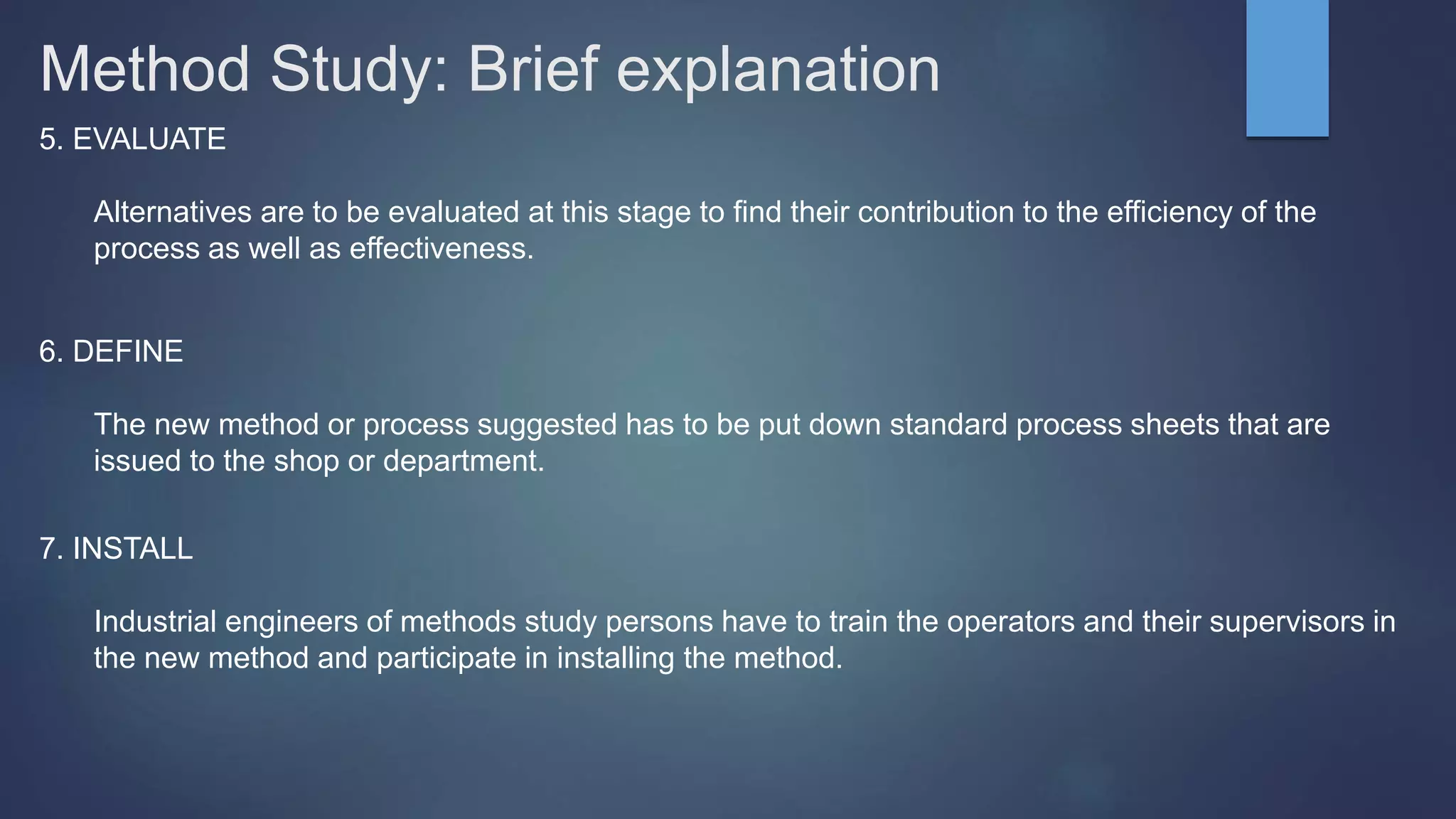 Industrial Engineering - Method Study | PPTX