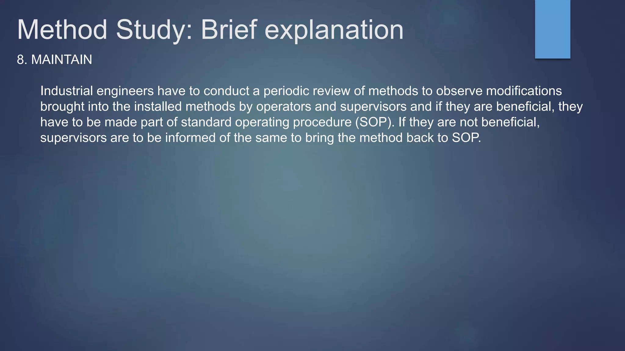 Industrial Engineering - Method Study | PPTX
