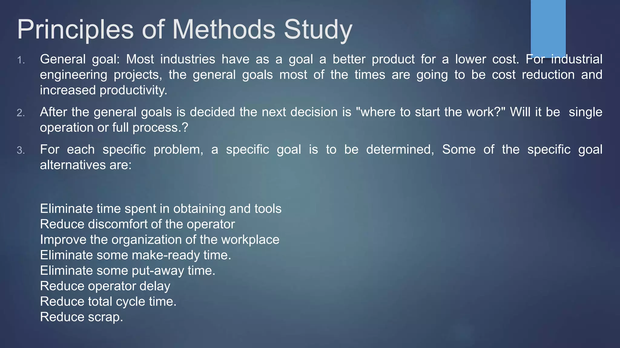 Industrial Engineering - Method Study | PPTX