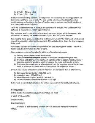 Flexible Manufacturing System Design | PDF