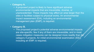 IEE and screening in EIA | PPTX