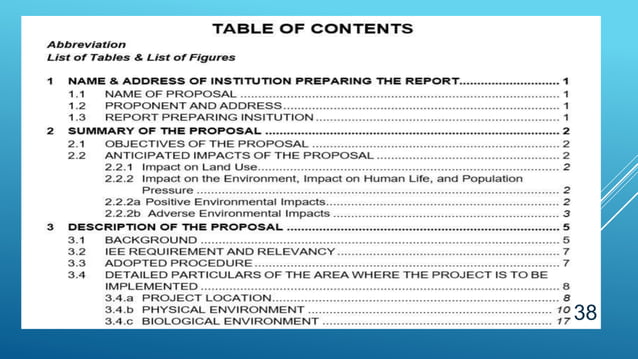 IEE and screening in EIA | PPTX | Civil Engineering Industry | Industries