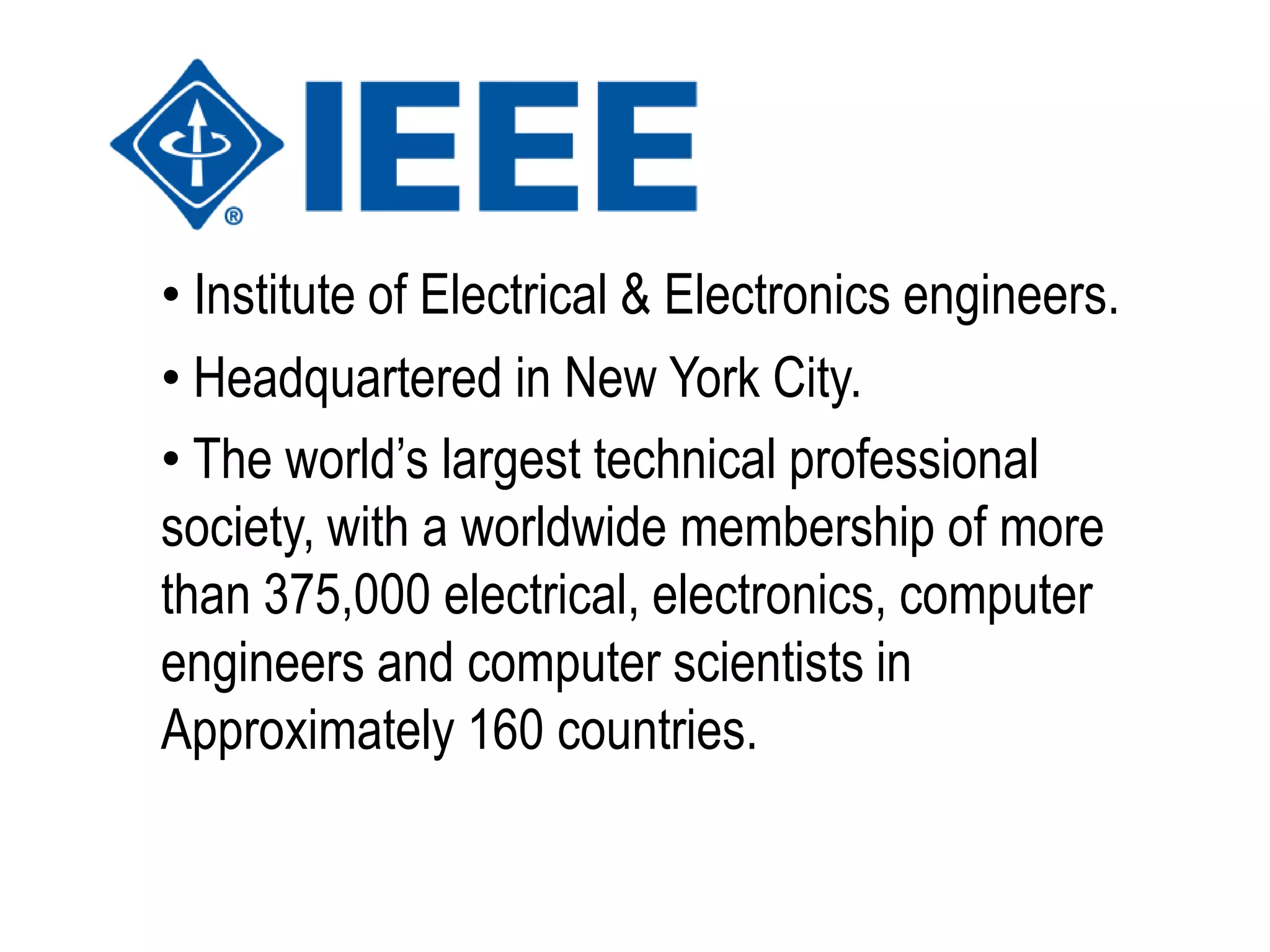 IEEE introduction | PPTX
