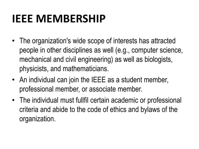 IEEE introduction | PPTX | Business | Business and Finance