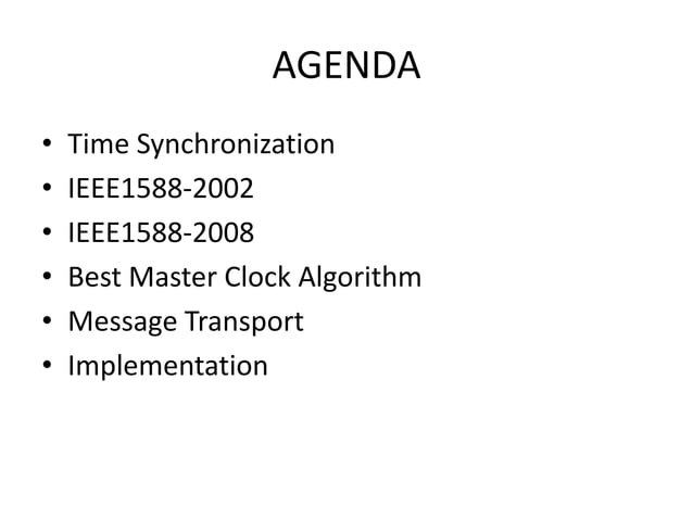 IEEE1588-v2 | PPTX | Computer Networking | Computing