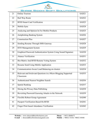 Ieee Projects For Ece Eee Namakkal | PDF