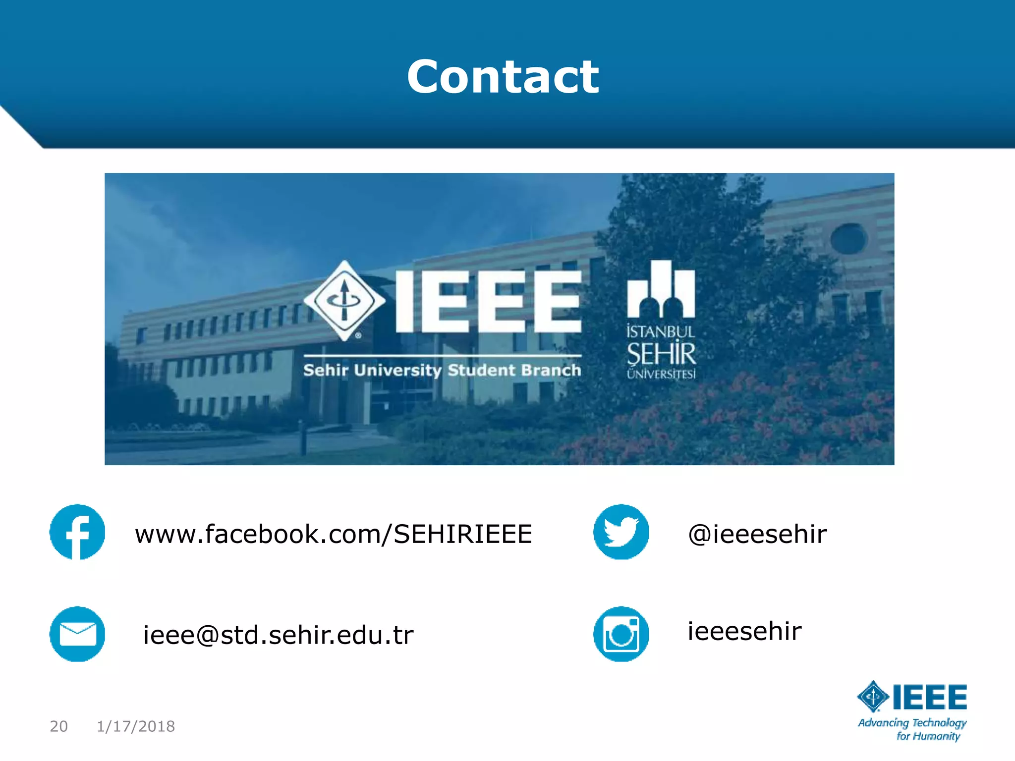 Introducing IEEE Student Branch | PPTX
