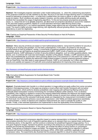 IEEE 2014 Matlab Projects | PDF