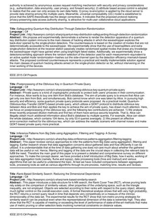 IEEE 2015 C# Projects | PDF | Internet | Computing