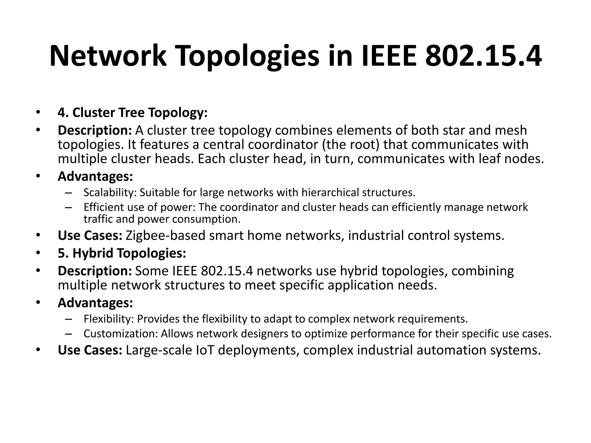 IEEE 802.15.4 is a wireless communication standard that was ...