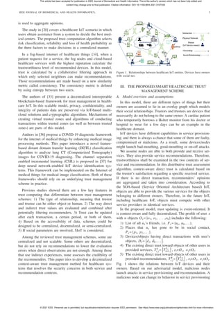 A security and decentralized trust management scheme | PDF