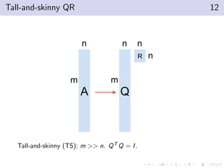 Direct QR factorizations for tall-and-skinny matrices in MapReduce architectures (IEEE BigData ...