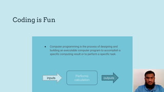 IEEE College of Technology MAES SE 2020 - Coding Fun | PPT