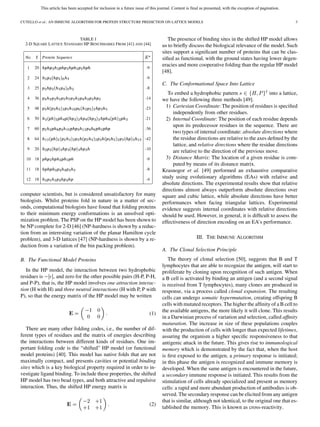 An Immune Algorithm for Protein Structure Prediction on Lattice Models | PDF