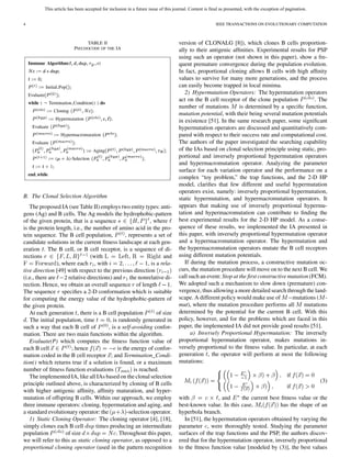 An Immune Algorithm for Protein Structure Prediction on Lattice Models | PDF
