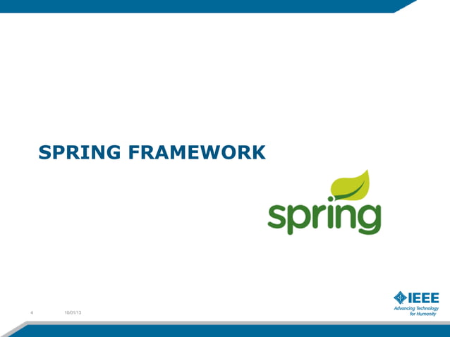 IEEE Day 2013 Baku - Spring Framework overview and Spring MVC | PPT