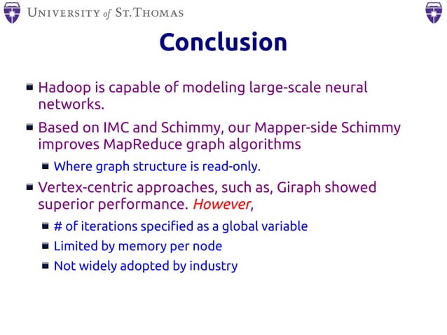 Ieee Eit Talk Large Scale Neural Modeling In Map Reduce Giraph Pdf