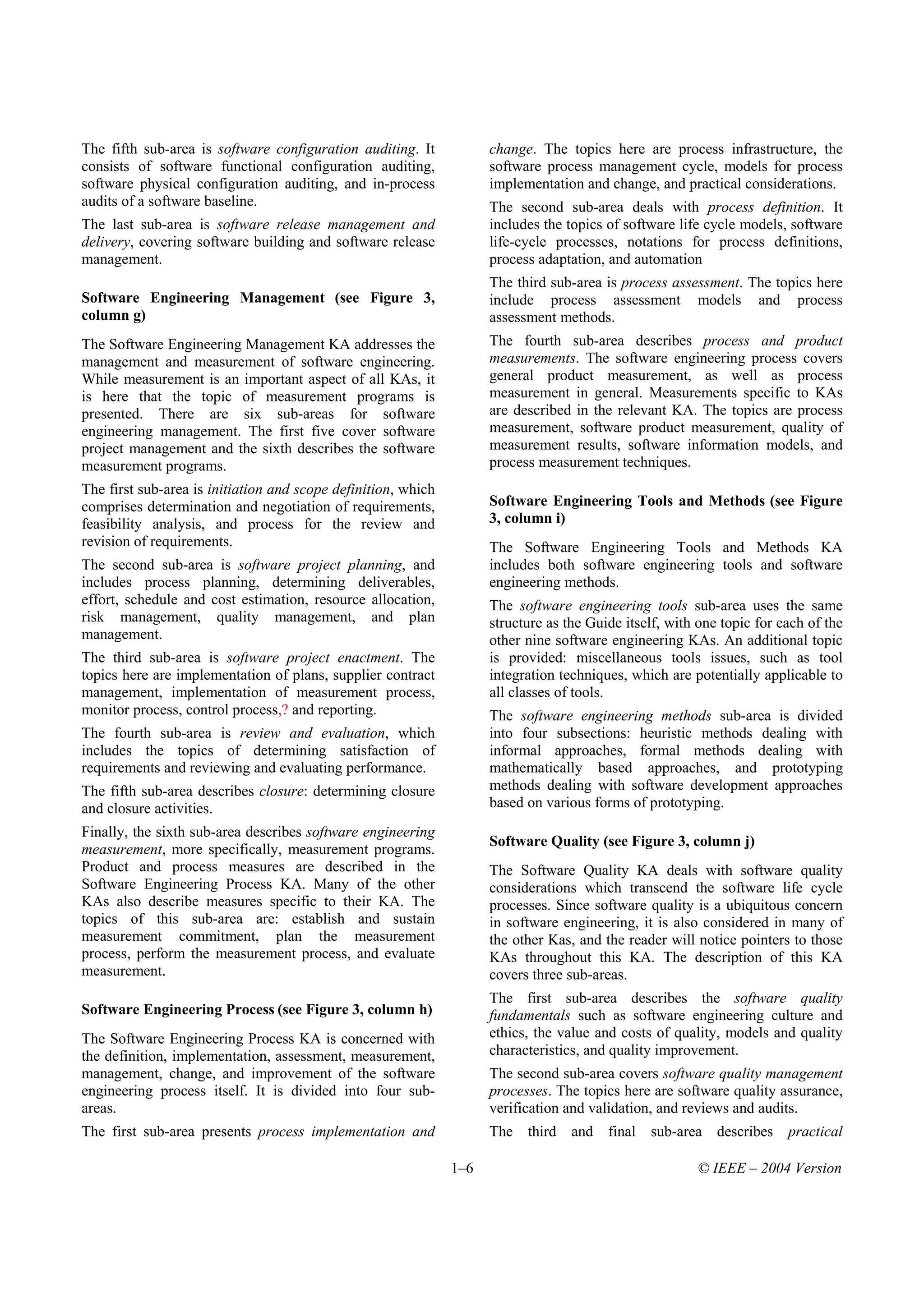 Ieee,.Guide.To.The.Software.Engineering.Body.Of.Knowlewdge.2004.Version.Swebok.(2005) | PDF