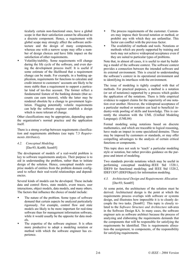 Ieee,.Guide.To.The.Software.Engineering.Body.Of.Knowlewdge.2004.Version.Swebok.(2005) | PDF