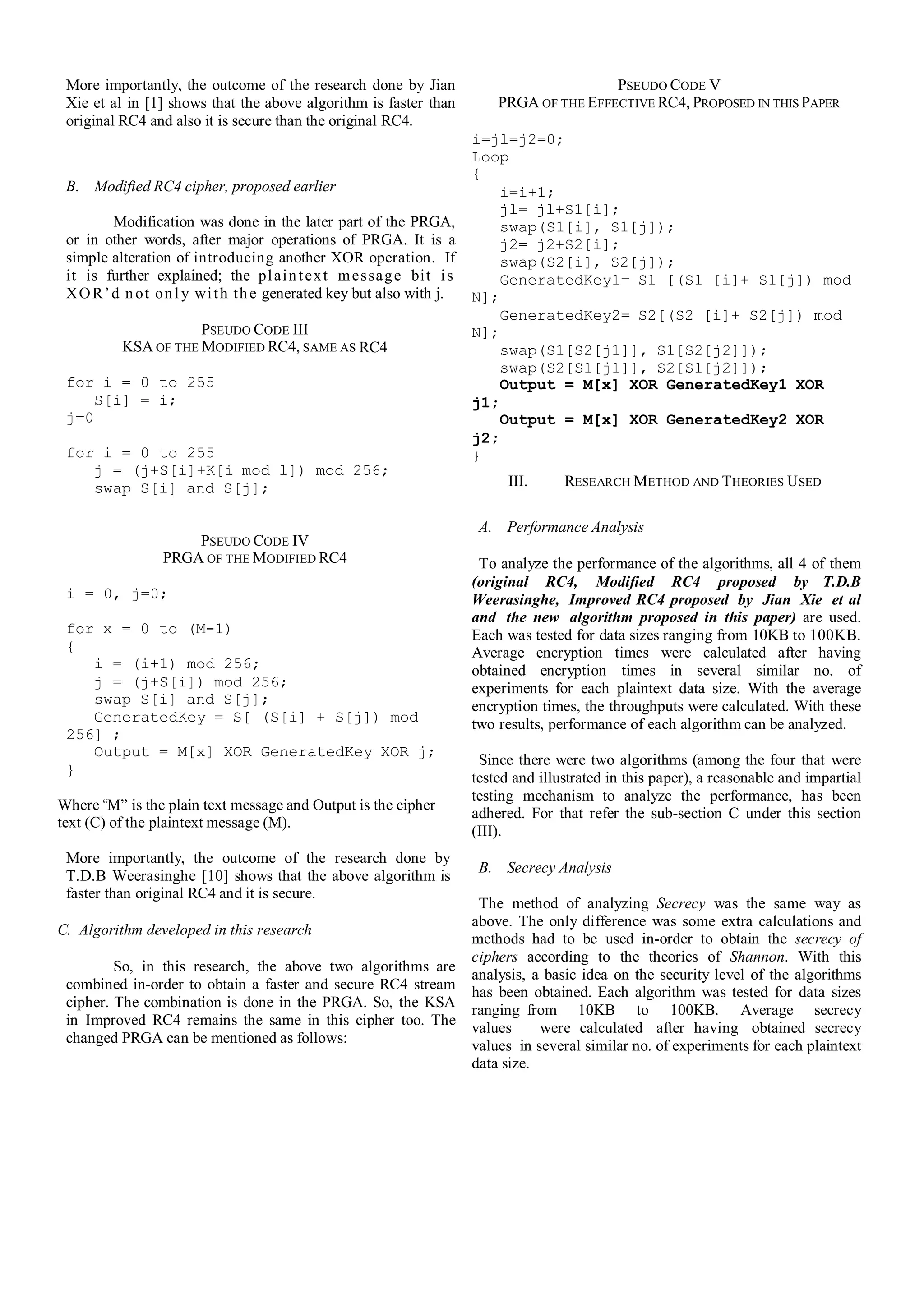 An effective RC4 Stream Cipher | PDF