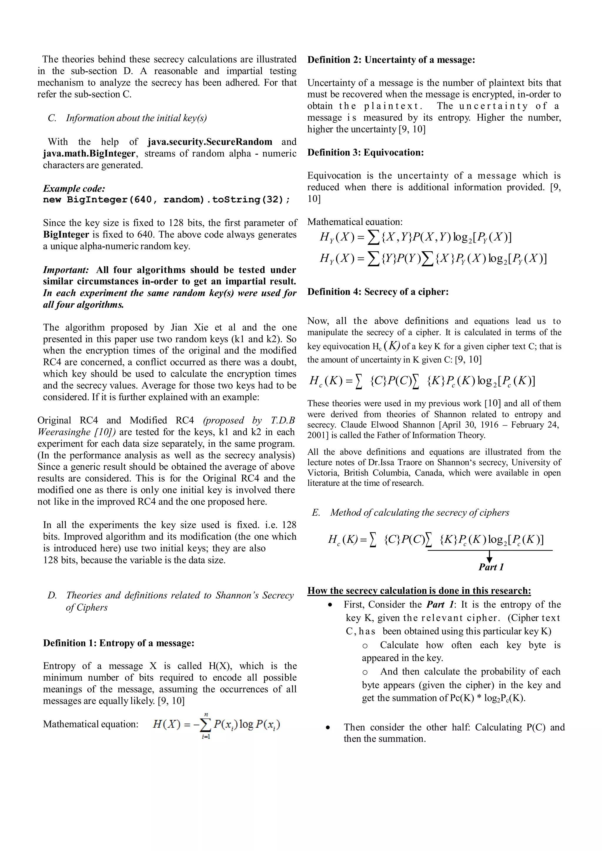 An effective RC4 Stream Cipher | PDF