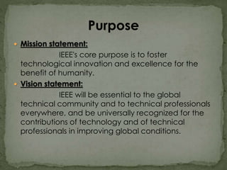Ieee institute-of-electrical-and-electronics-engineers (1) | PPTX