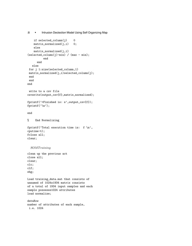 IEEE- Intrusion Detection Model using Self Organizing Map | PDF