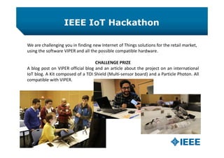 IEEE Internet of Things (IoT) Initiative in Ukraine #iotconfua | PDF