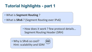 Ieee nfv-sdn-2020-srv6-tutorial | PDF