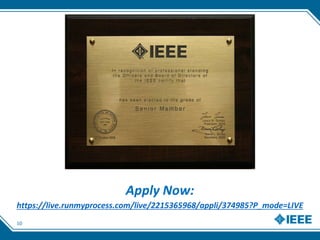 IEEE Senior Member Elevation - North Saskatchewan Section | PPTX