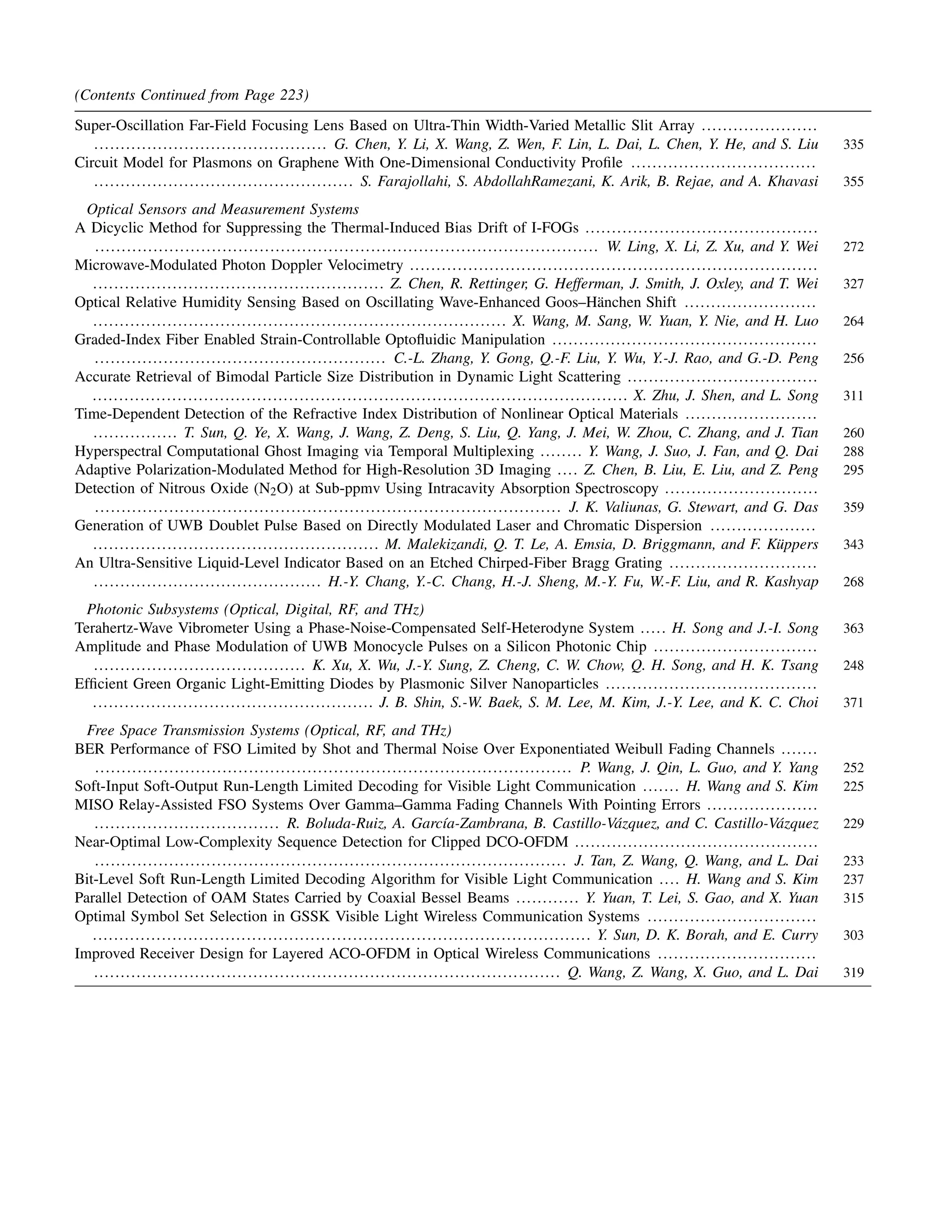 IEEE Photonics Technology Letters vol 8 2016 [table of content only ...