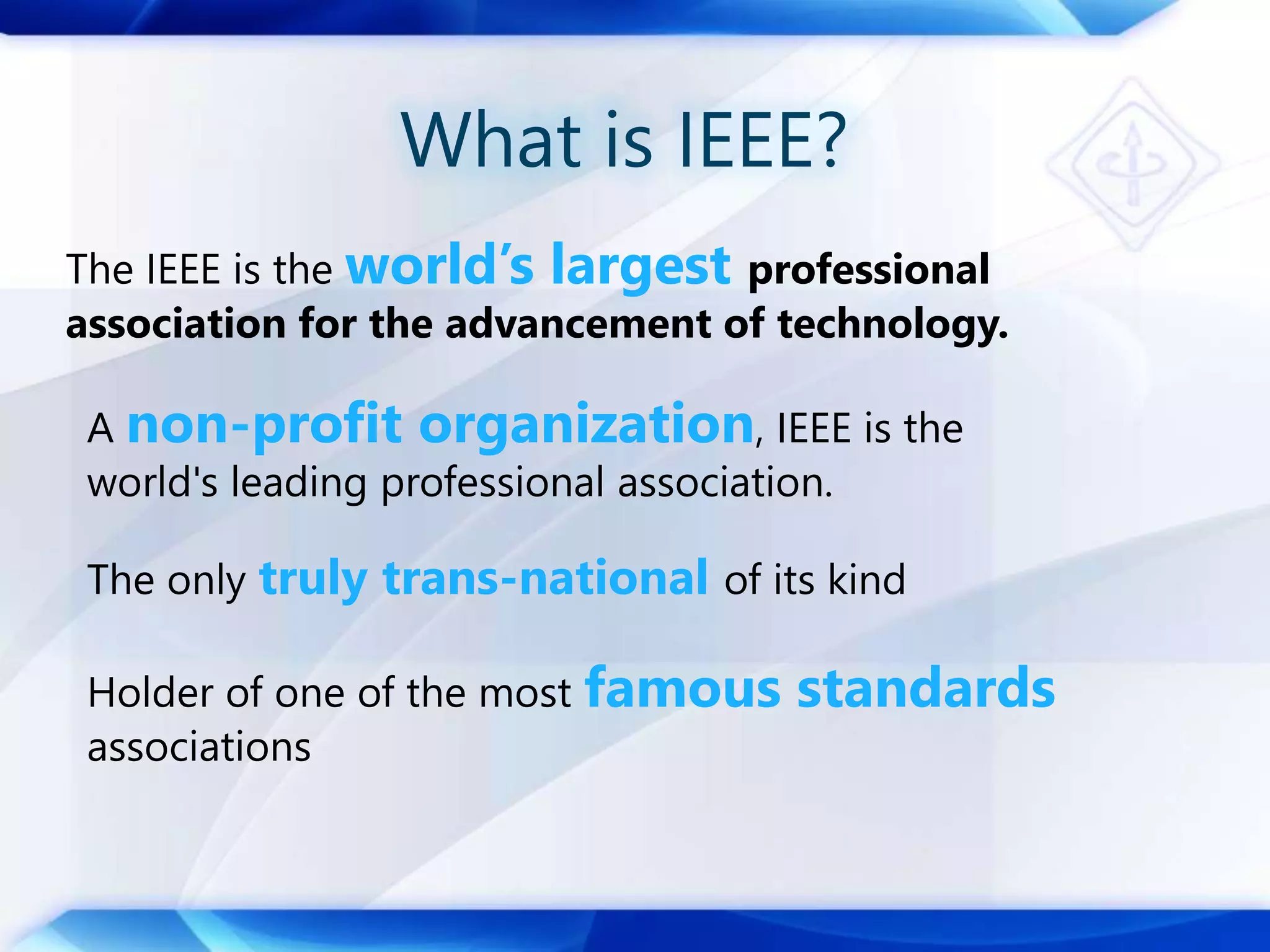 Benefits of IEEE | PPTX