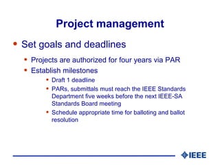 IEEE Project Management | PPT